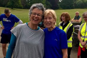 Parkrun with my poster girl - Alex Rotas